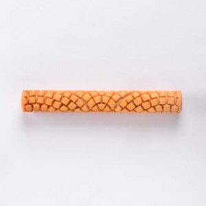 MKM Pottery Tools Twig 3 inch Cobblestone Texture Roller